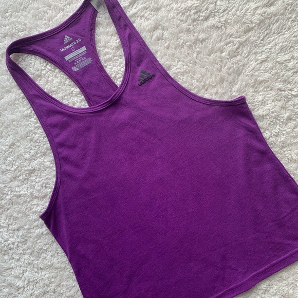 adidas | Tops | Purple Adidas Workout Tank | Poshmark